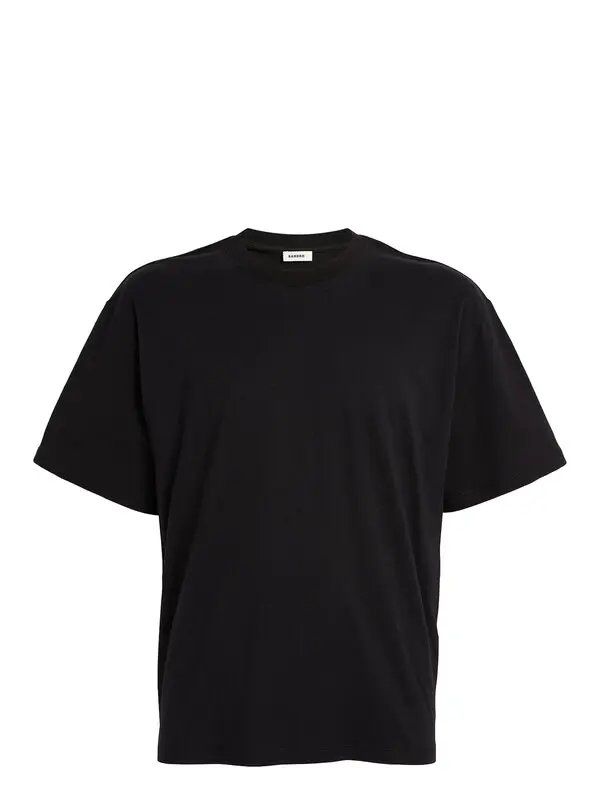 Sandro Cotton T-shirt - Black