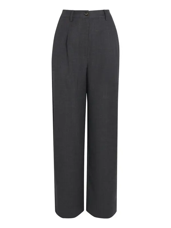 Claudie Pierlot Wide-leg Tailored Trousers - Grey