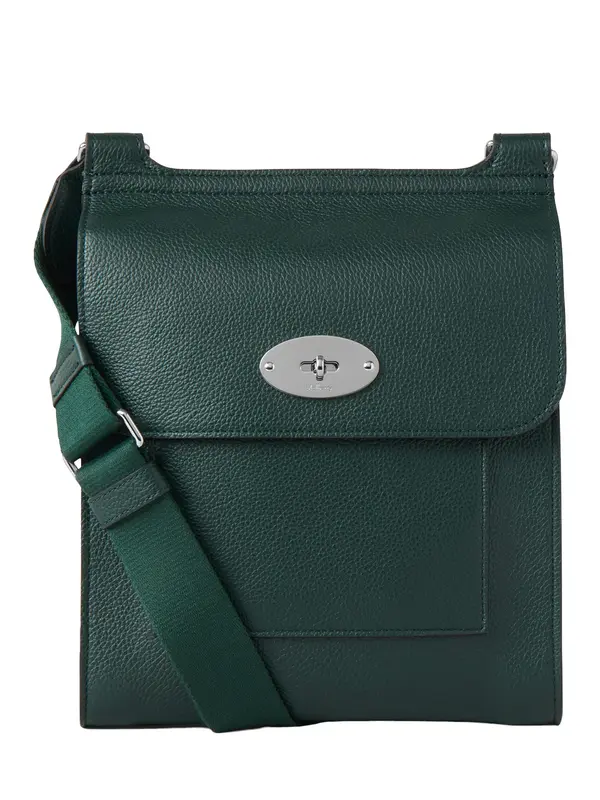 Mulberry Leather Antony Shoulder Bag - Green