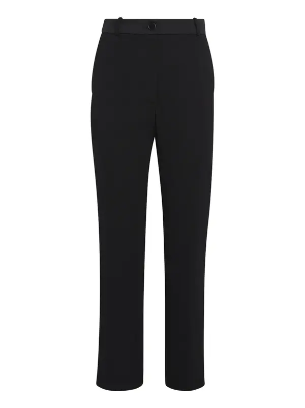 Claudie Pierlot Straight Fit Tailored Trousers - Black