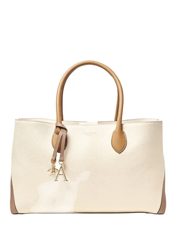 ASPINAL OF LONDON Leather London Tote Bag - Neutral
