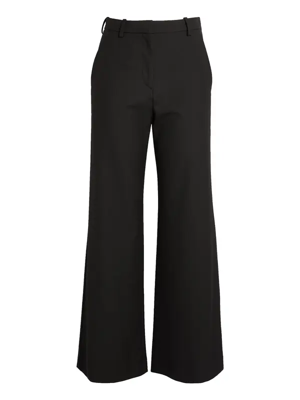 Maje Flared Tailored Trousers - Black
