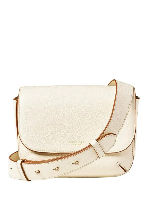 ASPINAL OF LONDON Leather Ella Cross-body Bag - Neutral