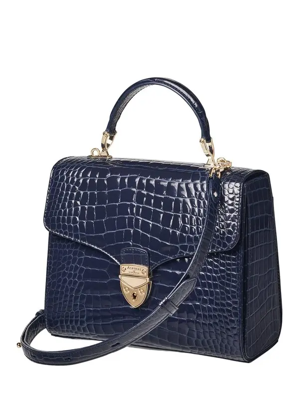 ASPINAL OF LONDON Mayfair Top-handle Bag - Blue