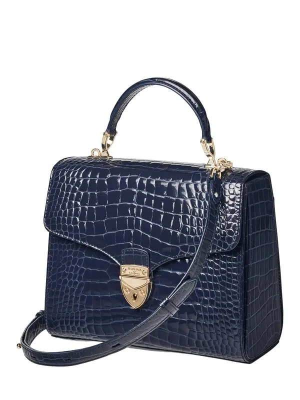 ASPINAL OF LONDON Mayfair Top-handle Bag - Blue