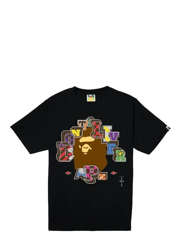 A BATHING APE X Cactus Jack X Don Toliver Iii Tee Shirt - Black