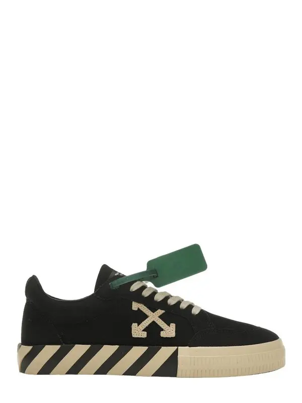 Off-White Vulc Low Top Sneakers - Black/beige/green