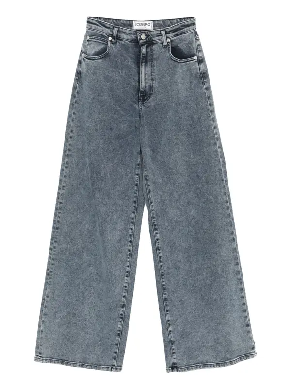 Iceberg Five-pocket Flared Jeans - Blue