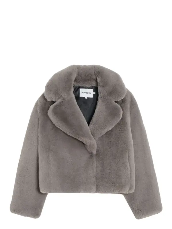 Apparis Miller Faux-fur Jacket - Grey