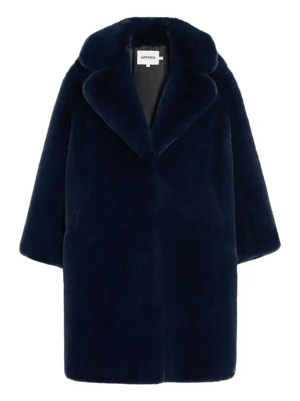 Apparis Steffi Faux-fur Coat - Blue