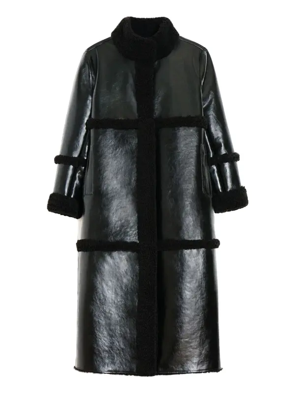 Apparis Tilly Faux-fur Coat - Black