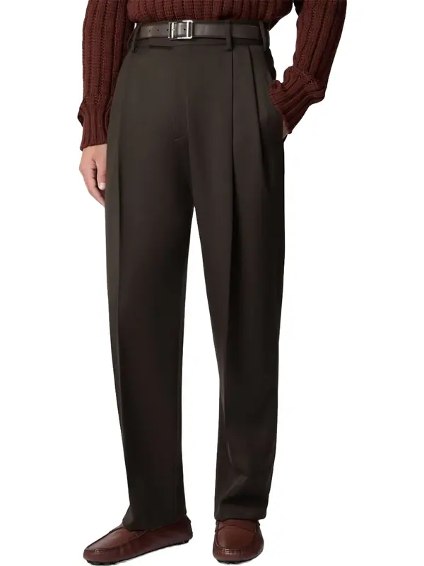 TOD'S Classic Tapered Trousers - Brown