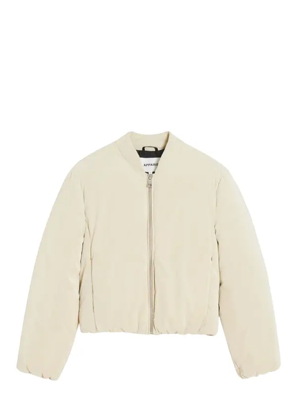 Apparis Leni Bomber Jacket - White