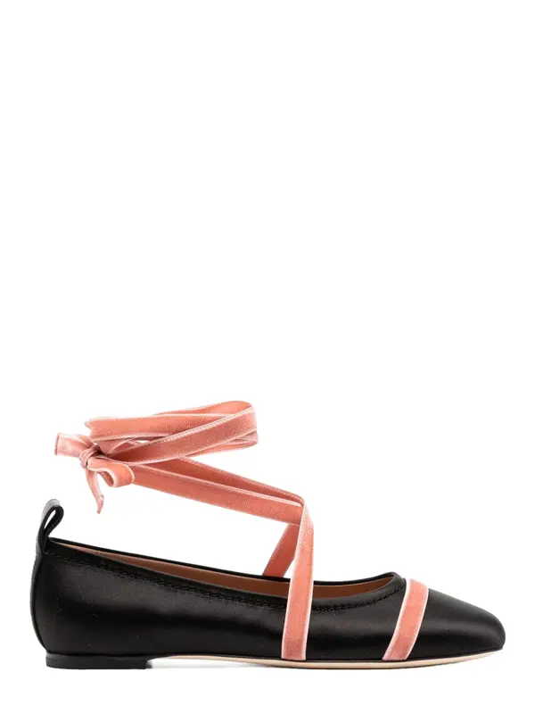 MALONE SOULIERS Spencer Ballerina Shoes - Black