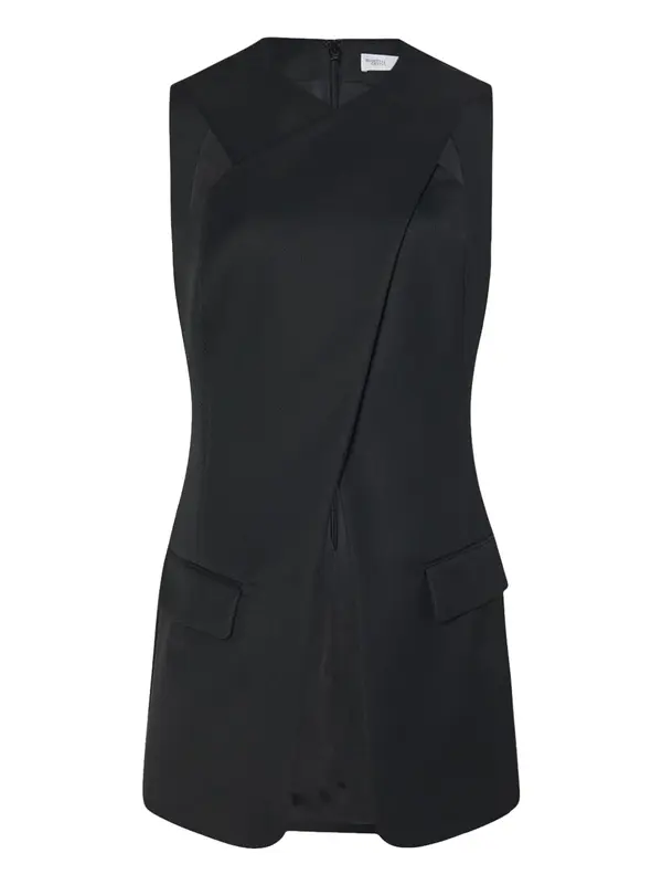 Rosetta Getty Cross-front Top - Black