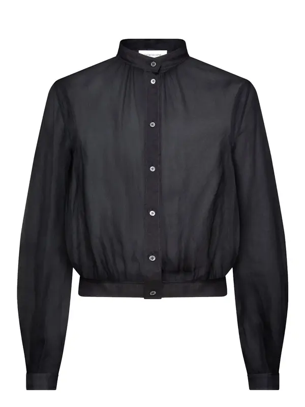Thom Browne Silk Shirt - Black