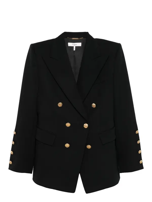 Chloé Double-breasted Blazer - Black