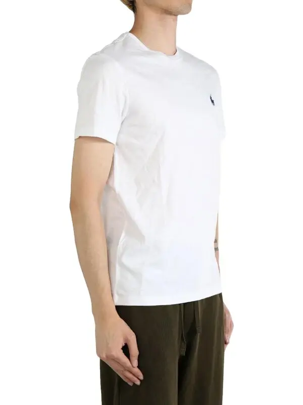 Polo Ralph Lauren Crew Neck Cotton T-shirt - White