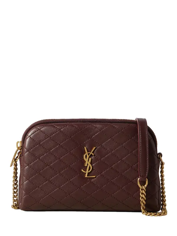 Saint Laurent Gaby Shoulder Bag - Burgundy