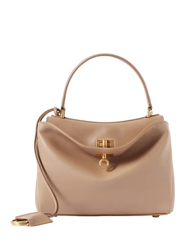 Balenciaga Rodeo Mini Leather Tote - Neutrals