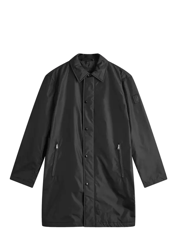 Belstaff Drill Nylon Shell Coat - Black