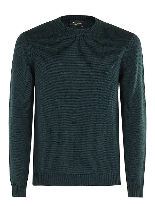 ROBERTO COLLINA Fine-knit Jumper - Green