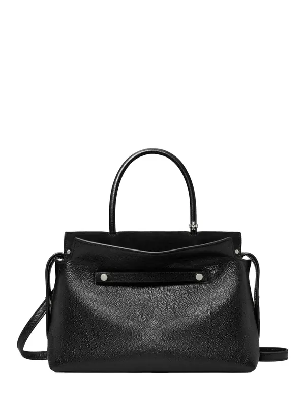 Tory Burch Mercer Distressed Tote Bag - Black