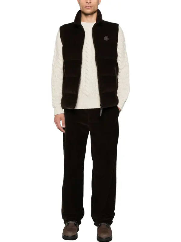 Moncler Acrab Gilet - Brown