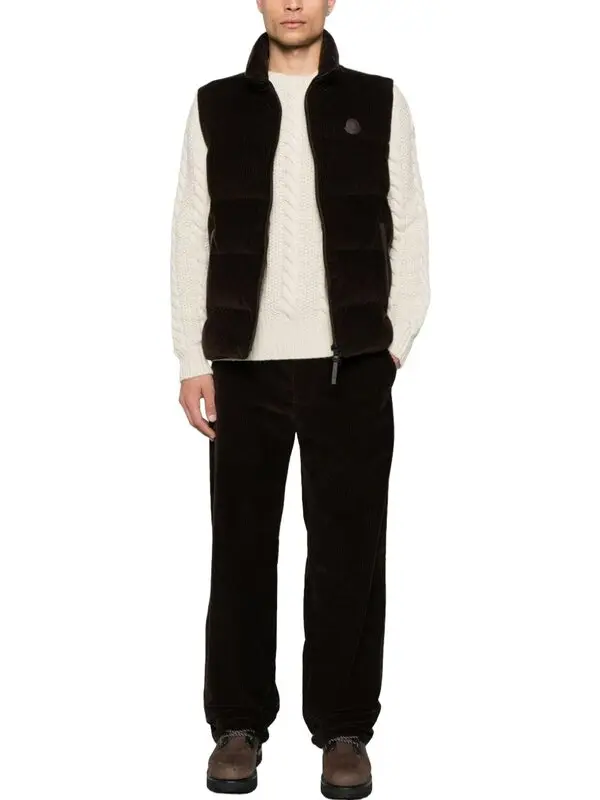Moncler Acrab Gilet - Brown
