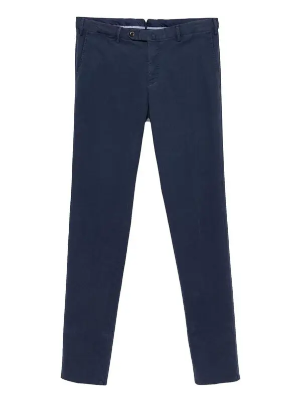 PT TORINO Slim-cut Chino Trousers - Blue