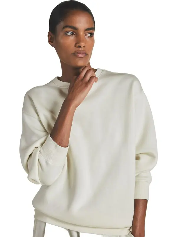 Les 100 Ciels Elba Oversized Sweatshirt - Cream