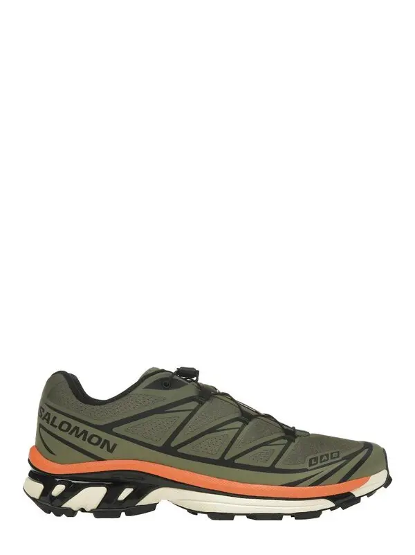 SALOMON Xt-6 Sneaker - Deep Lichen Green/black/marmalade