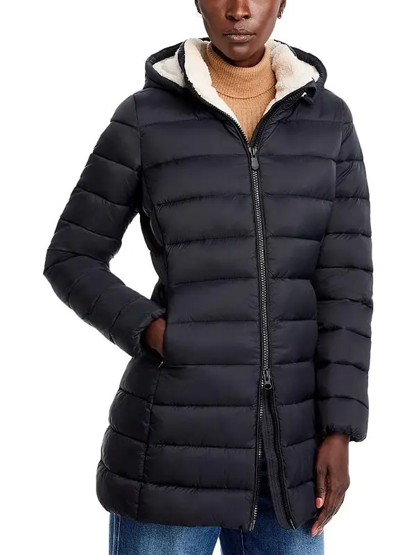 SAVE THE DUCK Joanne Puffer Coat - Black