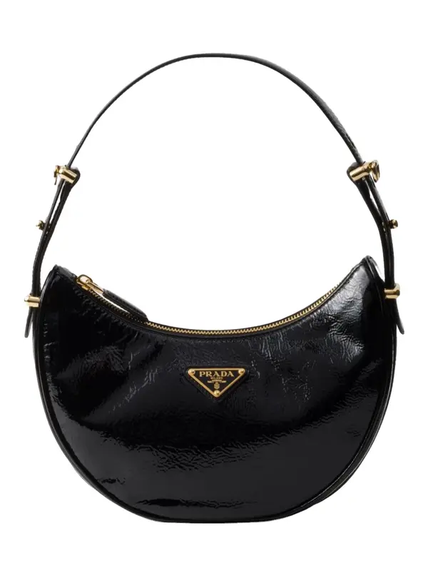 Prada Arqué Shoulder Bag - Black