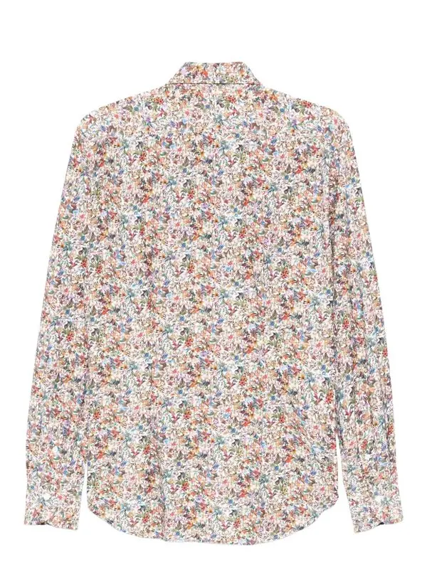 ORIAN Floral-print Shirt - White