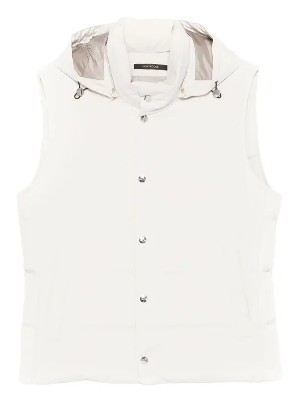 MONTECORE Quilted Gilet - White