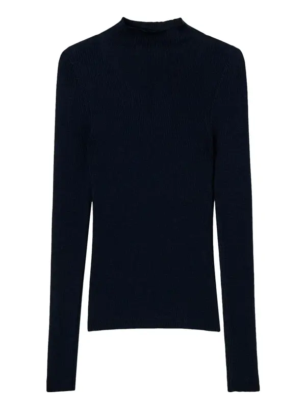 TWINSET High-neck Seamless Sweater - Blue