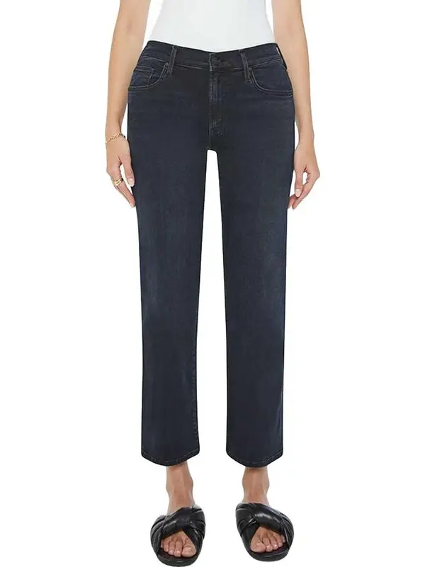 MOTHER The Rambler Ankle Straight Leg Jeans - Night In Venice