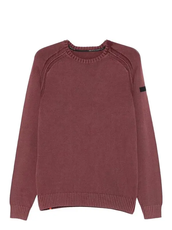RRD Crew Neck Cotton Sweater - Red
