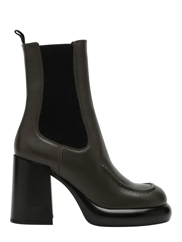 Burberry Chelsea Wedge Boot - Brown