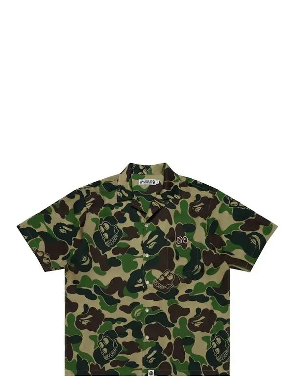 A BATHING APE X Bored Ape Yacht Club Hawaiian Shirt - Green