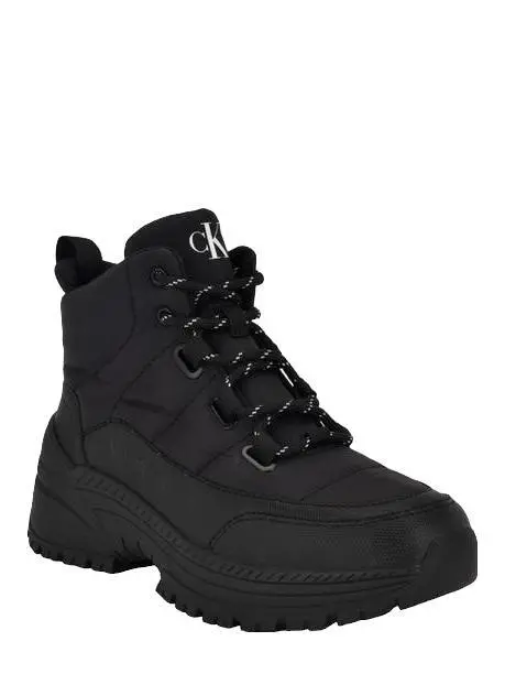 Calvin Klein Noanne Quilted Winter Boots - Black
