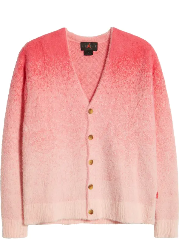 JORDAN Air Ombré Cardigan - Aster Pink