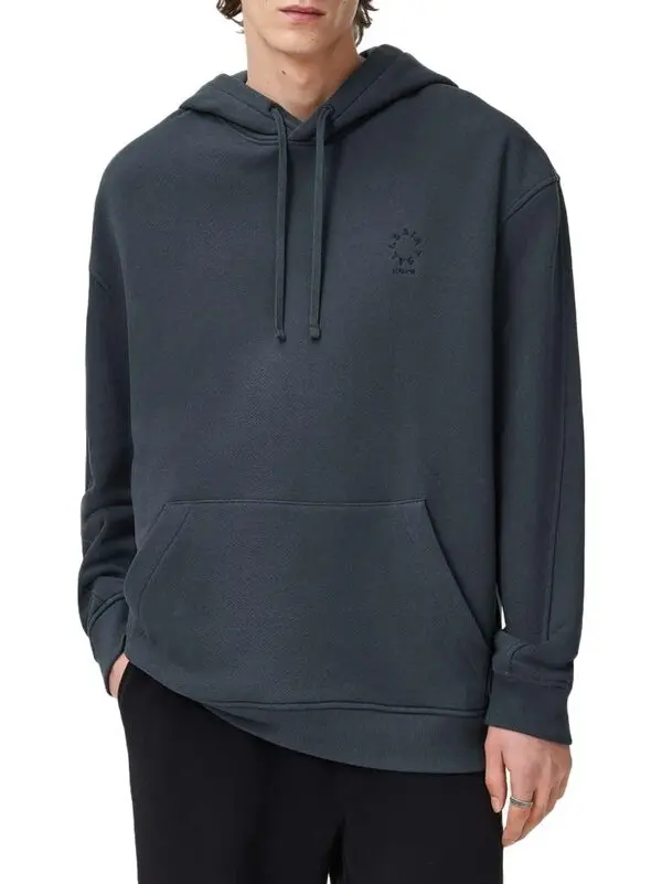 ALLSAINTS Haven Oversize Hoodie - Moonstone Blue