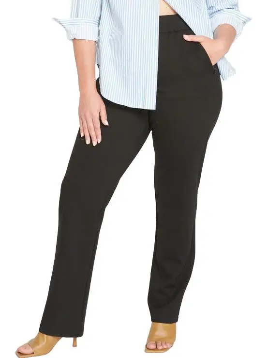 Universal Standard Smart Ponte Pants - Black