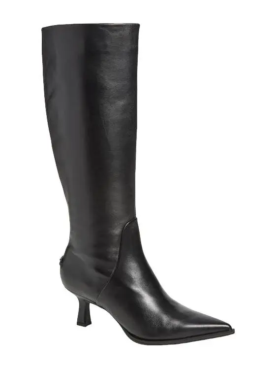 CIRCUS NY BY SAM EDELMAN Circus Ny Yulia Knee High Boots - Black Leather