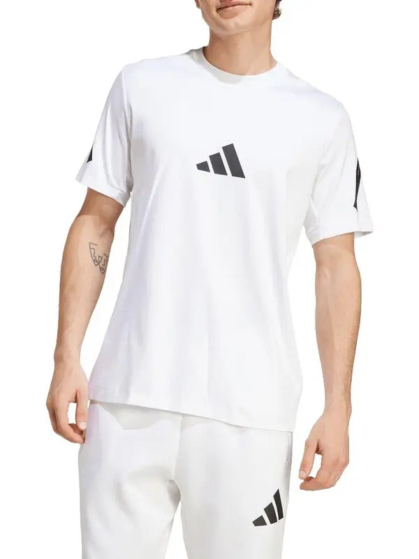 Adidas Z.n.e. Performance Graphic T-shirt - White