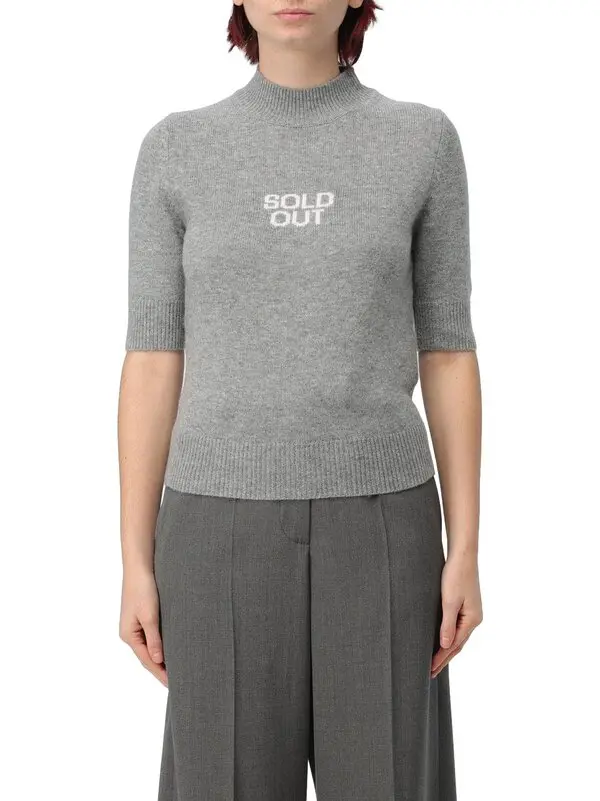 Sportmax Ribbed Knit Sweater - Grey