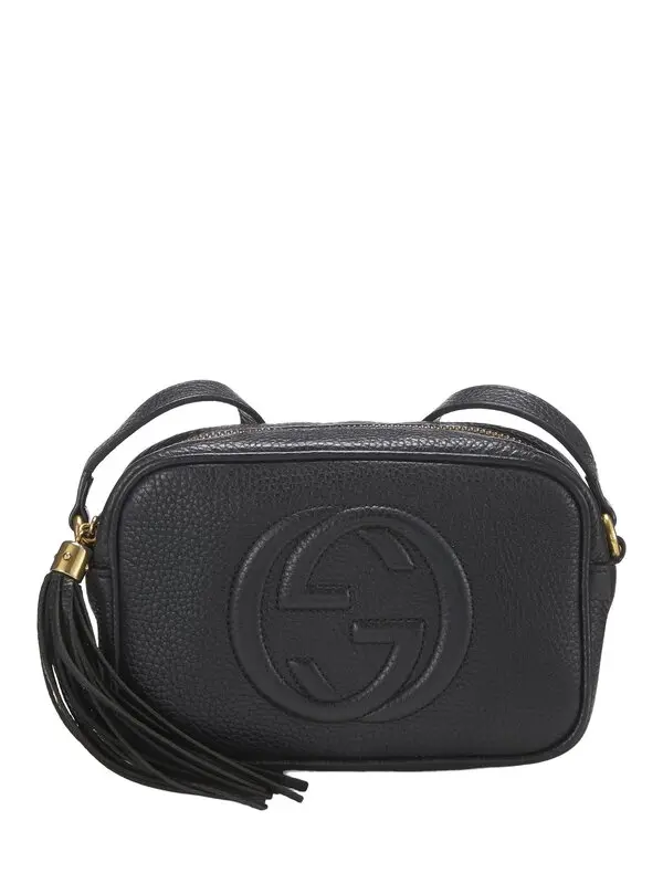 Gucci Leather Soho Disco Bag - Black
