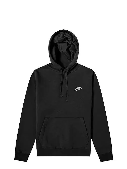 Nike Sportswear Club Fleece Pullover Hoodie - Black/white